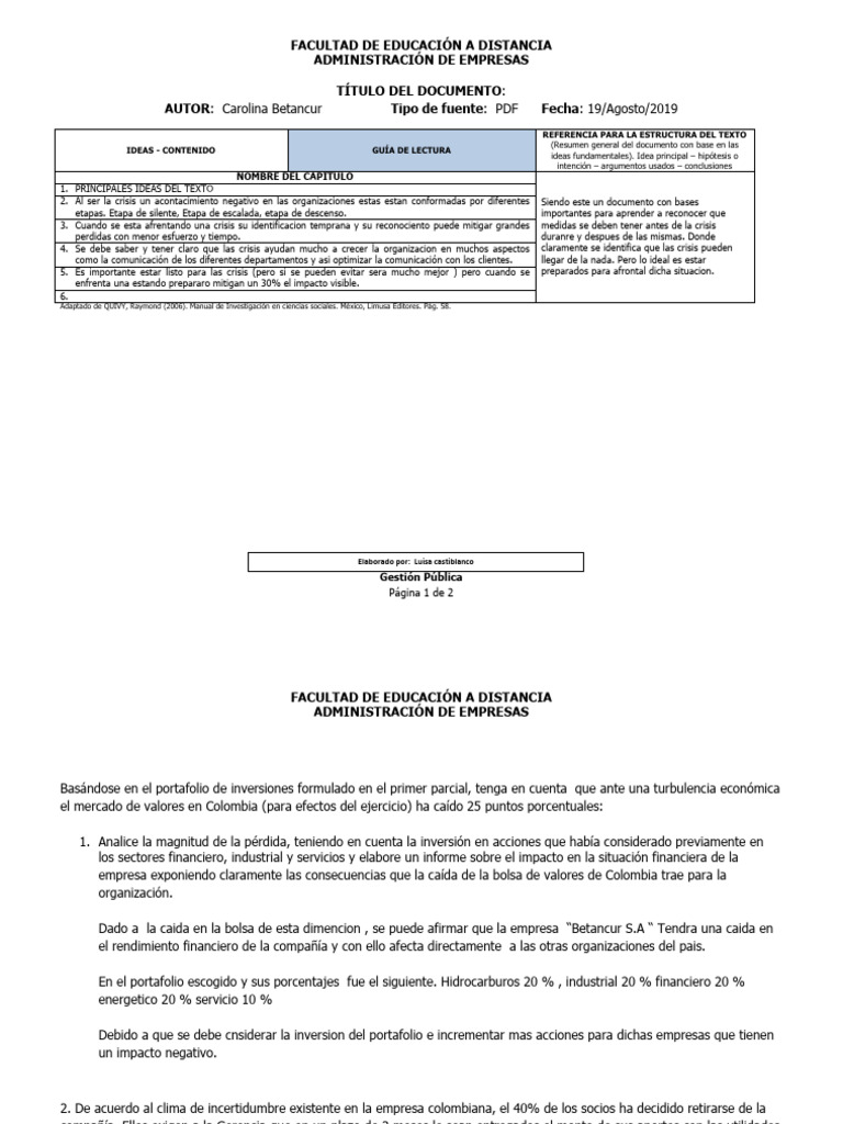 Act. 2 Juego Ge. Carolina 4.5 | PDF | Business | Compartir (Finanzas)