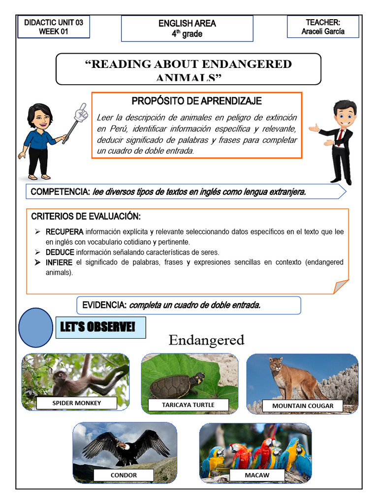 segundo ficha de trabajo 01 UDA 3-2024 4to | PDF