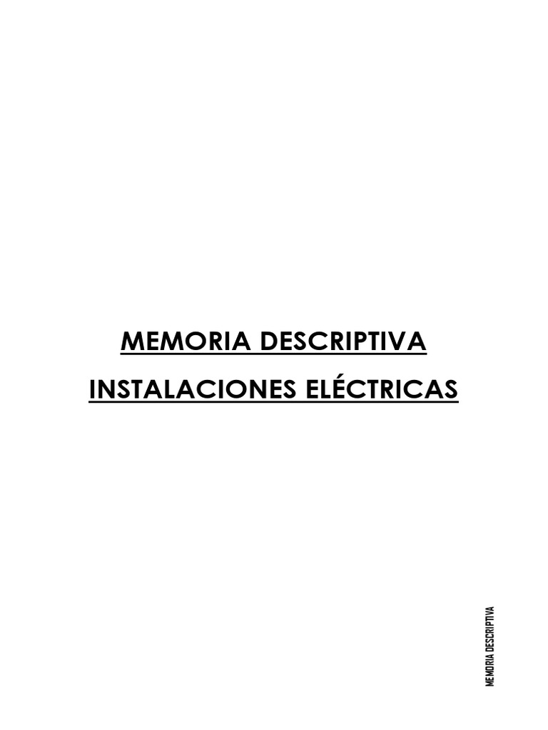 MD Inst Electricas JCM | PDF | Ingenieria Eléctrica | Cableado eléctrico
