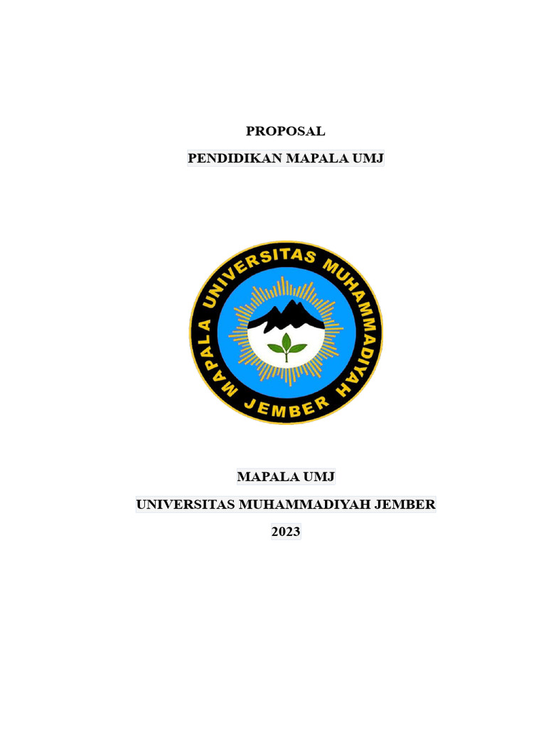 Draft Proposal Pendidikan | PDF