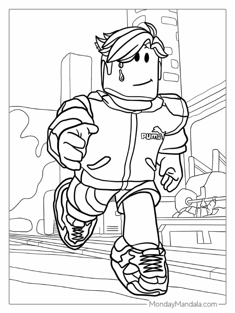 Roblox Character Running Wearing Puma | PDF
