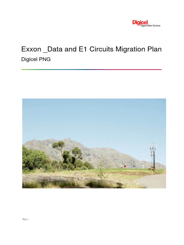 Solution Document - Exxon - Data and E1 Circuits Migration Plan | PDF ...