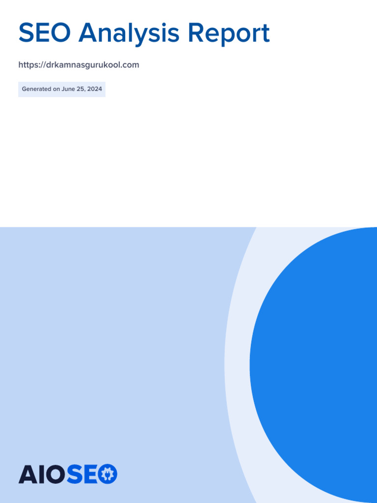 SEO Report of GuruKool school | PDF | Search Engine Optimization | Html