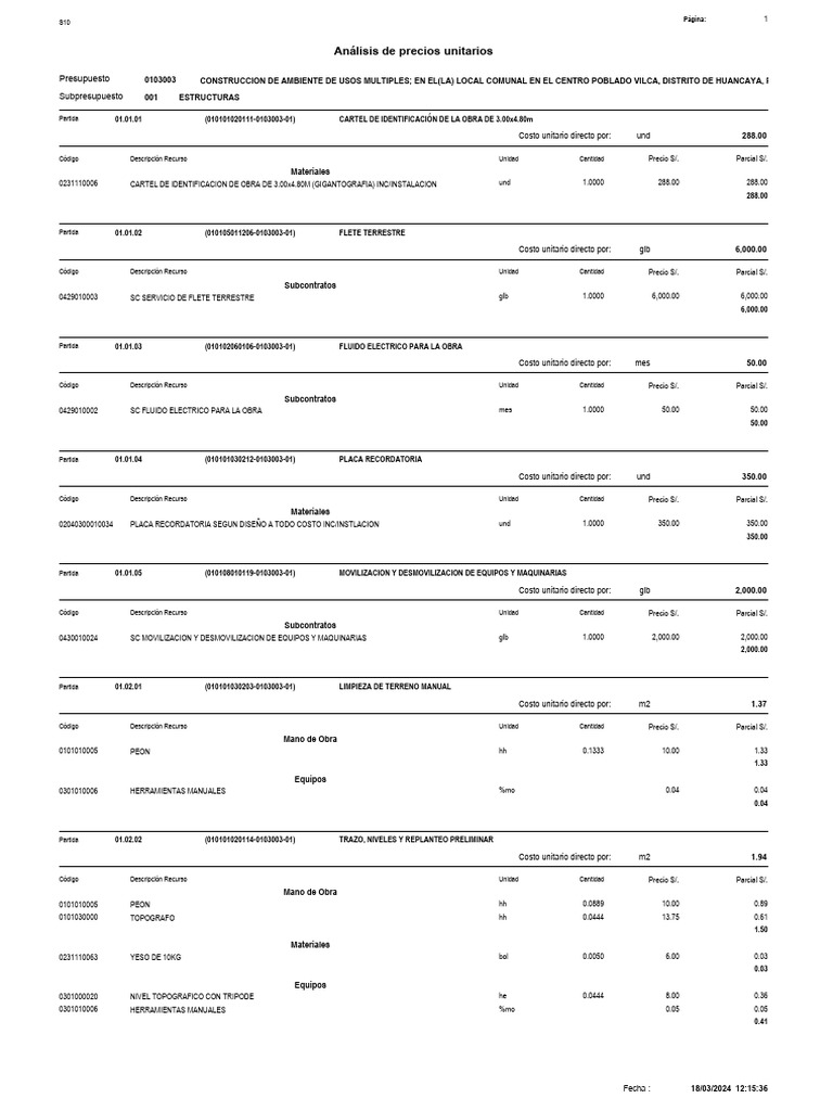 Acu Estructuras | Descargar gratis PDF | Hormigón | Producción y fabricación