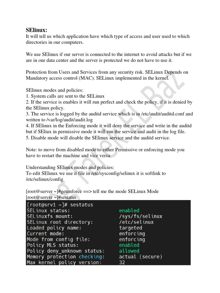 1-SELinux - SSH Key Based Authentication | PDF | Secure Shell | Computer File