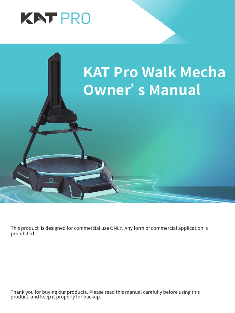 KAT Pro Walk Mecha Owner’s Manual | PDF