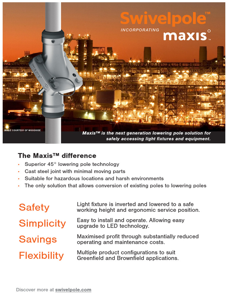 Swivelpole Introducing Maxis Brochure NEC | PDF
