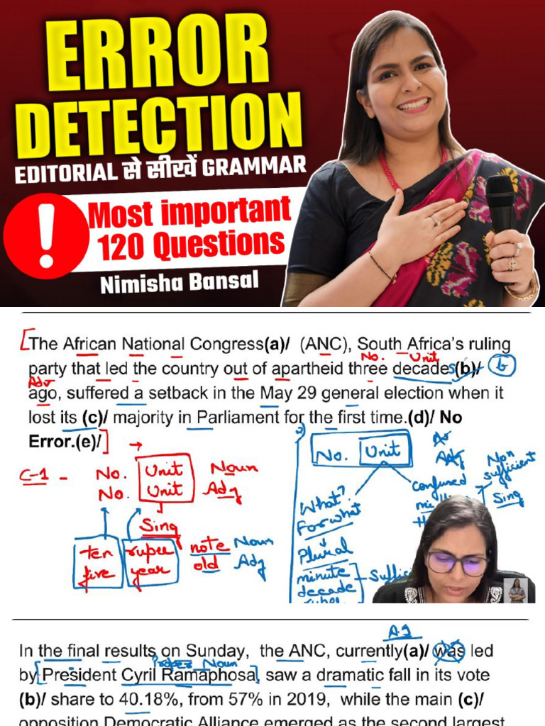Error Detection PDF With Annotation 6 June 2024 | PDF