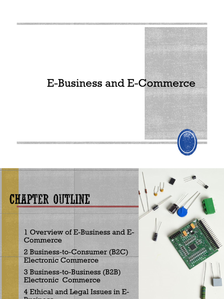 E Business and E Commerce | PDF | E Commerce | Electronic Business