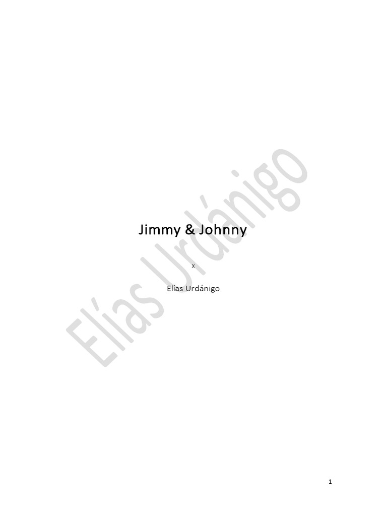URDÁNIGO Jimmy & Johnny | PDF