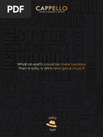 Cappello Menu and Prices 2025 | PDF | Hamburgers | Salad