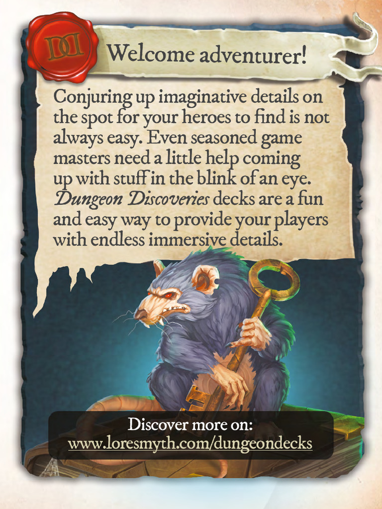 Dungeon Discovery Decks for Game Masters | PDF