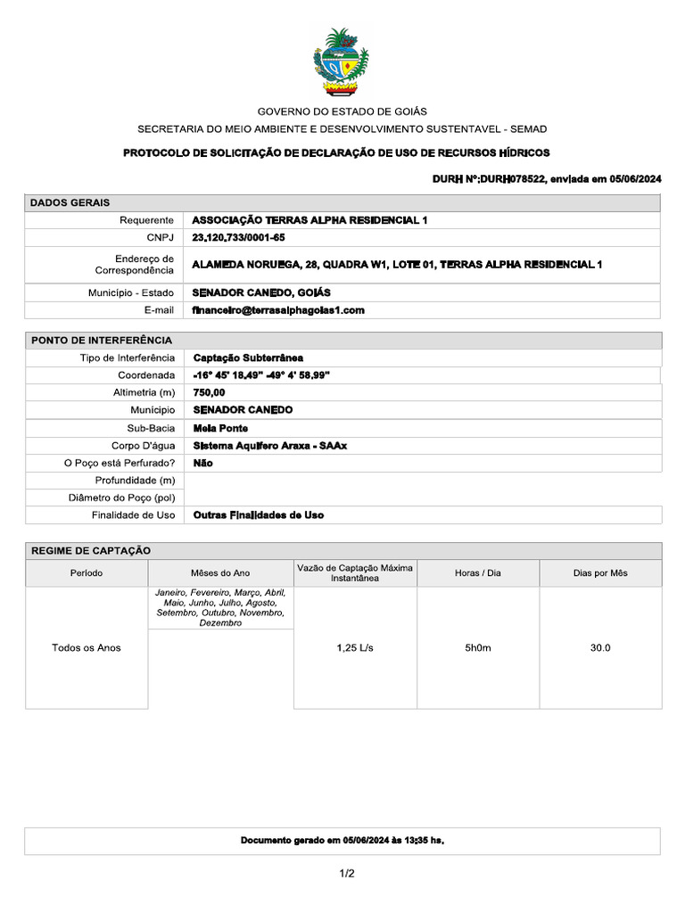 DURH Terras Alpha | PDF