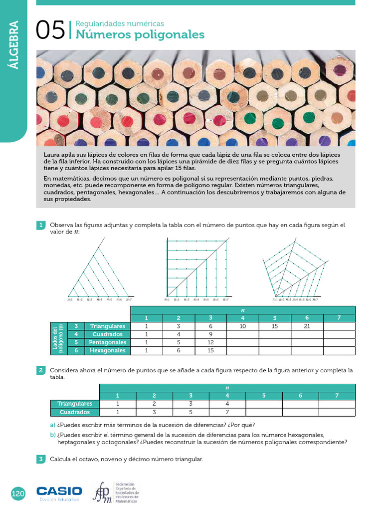 N Meros Poligonales | PDF | Matemática Elemental | Geometría euclidiana