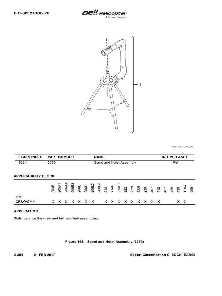 3350 Stand and Holst Assembly | PDF
