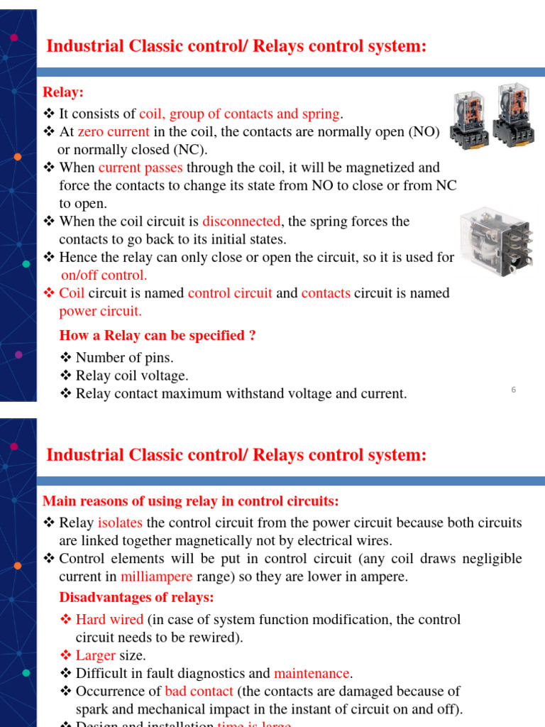 Extracted Pages From Lect - 6 - PLC - Classic - Control P | PDF | Relay ...