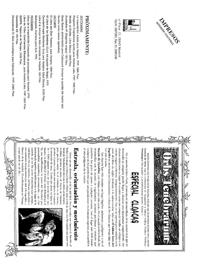 Orbs Tenebrarum Nº2 | PDF