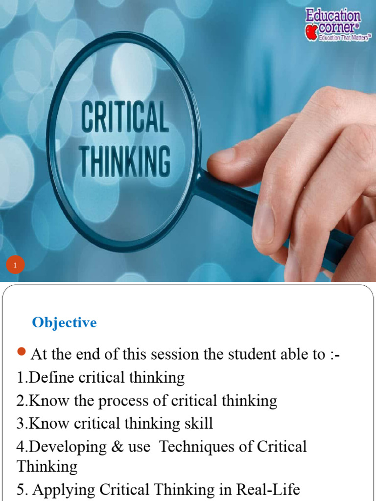 Critical Thinking | PDF | Critical Thinking | Thought