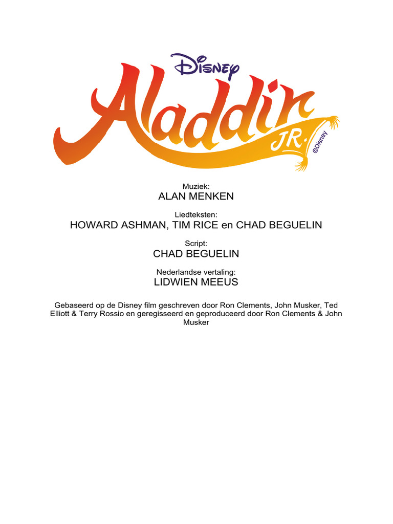 Aladdin JR 2018 (Meeus) | PDF