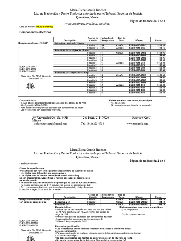 aai trad_2) FICHA TECNICA-EUER-0015-2M13_ibpl | PDF