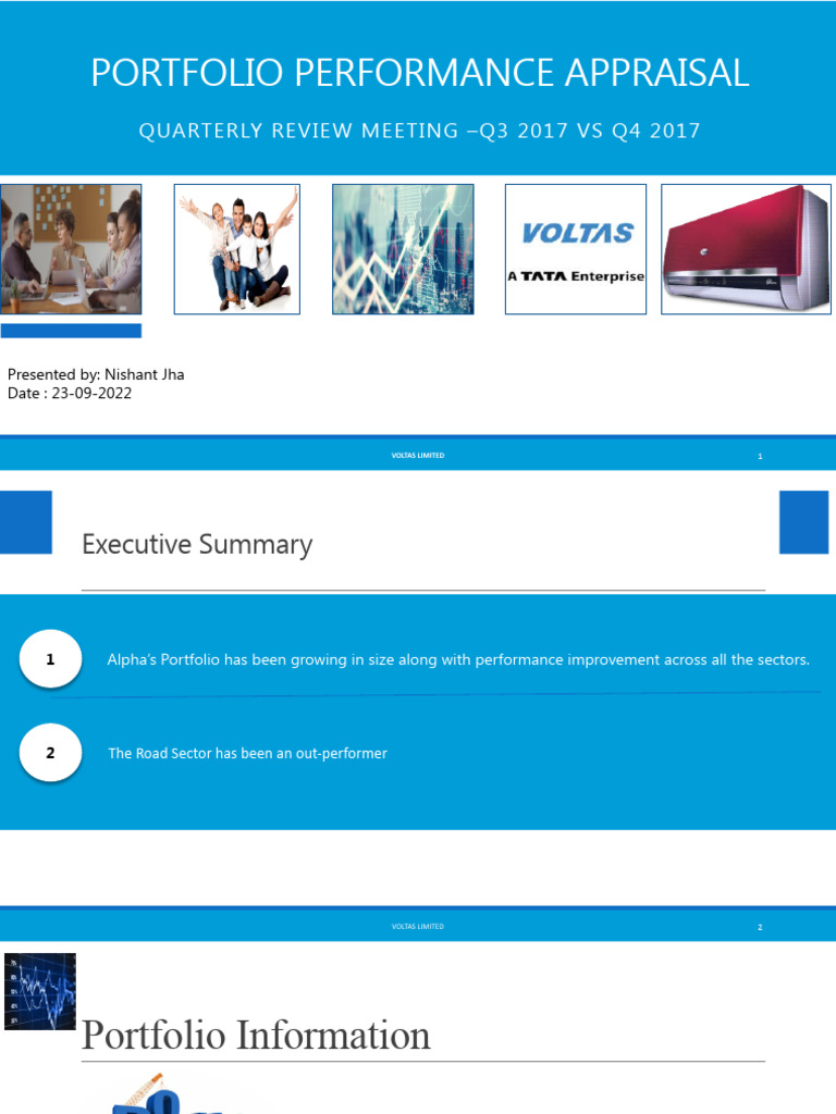 Portfolio Performance Appraisal | PDF | Investing | Economies