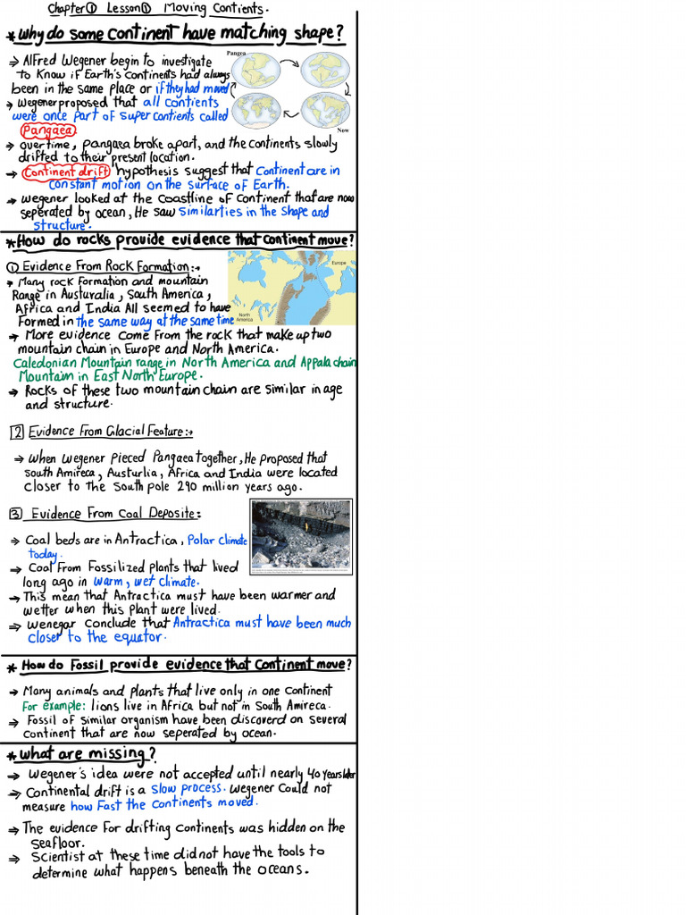 Chapter_1_lesson_1_moving_continents | PDF