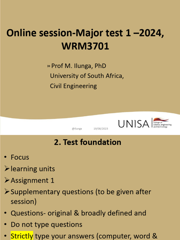 WRM3701 Session 12-06-2024-Fin | Download Free PDF | Engineering | Science