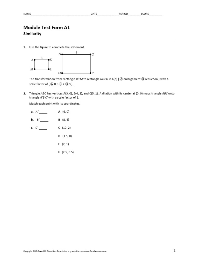 Module 8 Revision | PDF | Rectangle | Euclid