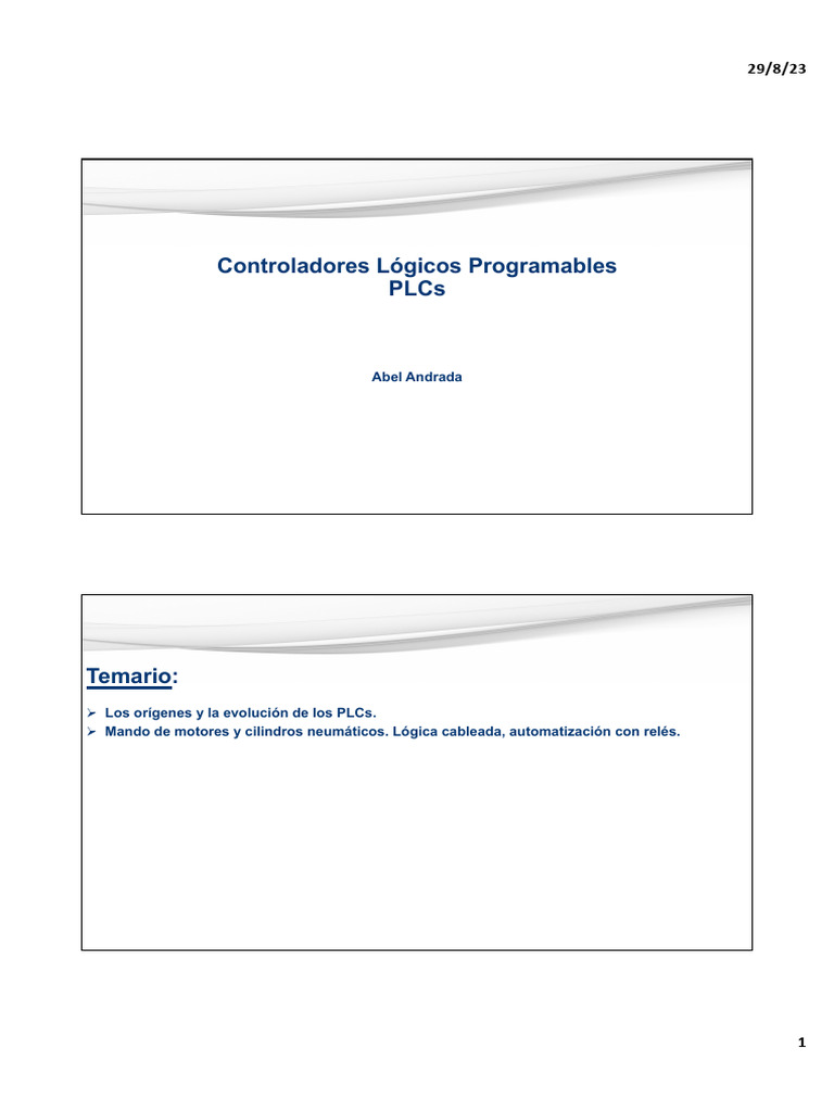 PLC 02 PLC | PDF | Controlador lógico programable | Informática