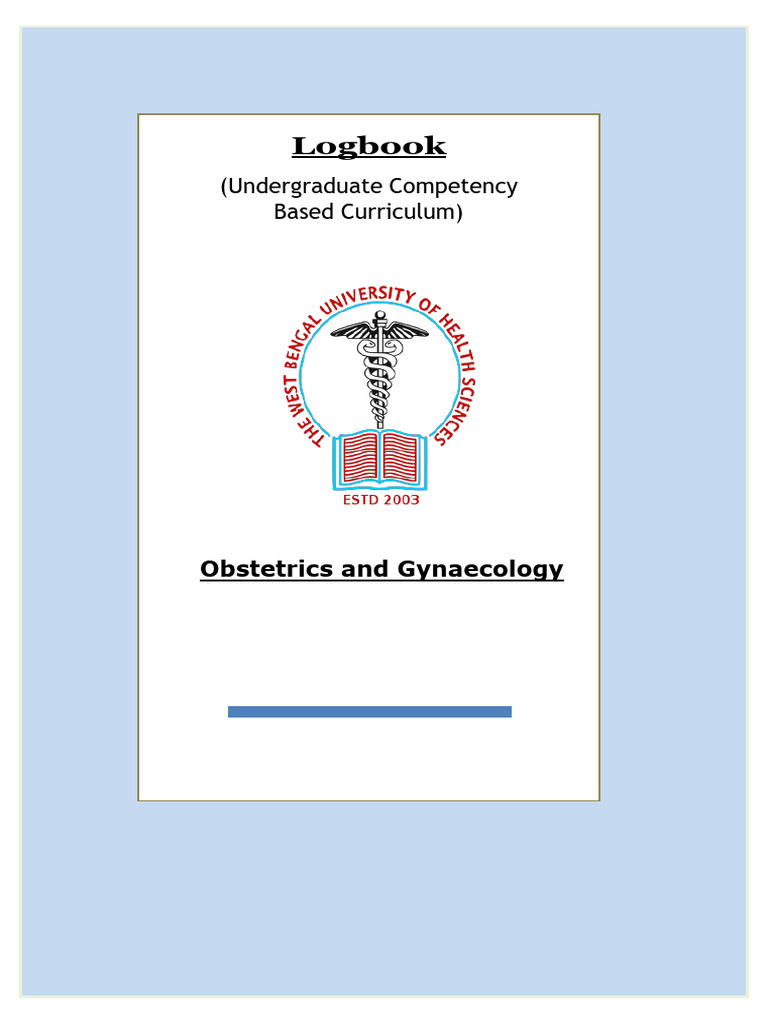 Gynaecology and Obstetrics Log Book | PDF | Childbirth | Caesarean Section