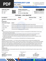 HISTOPATHOLOGY CERVIX BIOPSY Report Format Example Sample Template ...