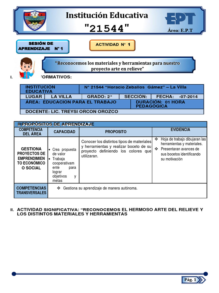 Sesion Treysi | PDF | Aprendizaje | Maestros