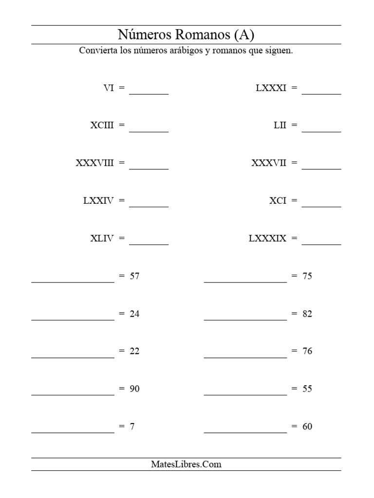 Numero Romano Conversion Todo | PDF