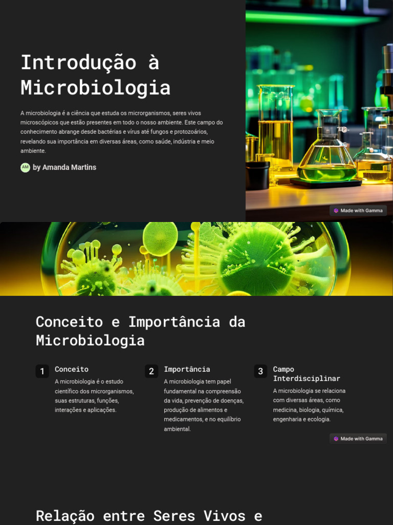 Introducao A Microbiologia | PDF | Microrganismo | Microbiologia