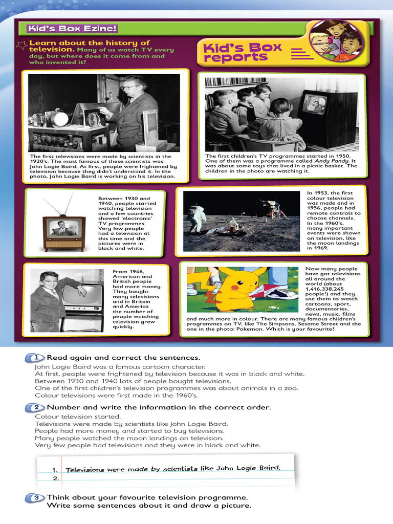 Kids Box Ezine Reports Previous Issues of Ezine The History of ...