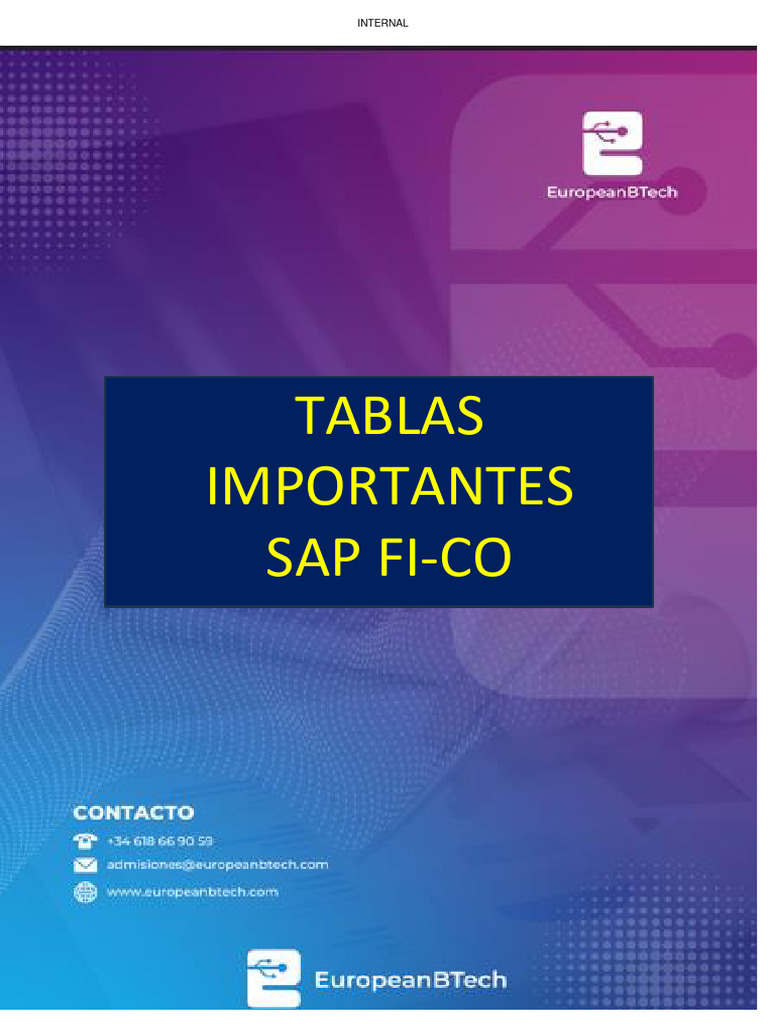 SAP - Tabelas FI-CO | PDF | Computing | Software Engineering