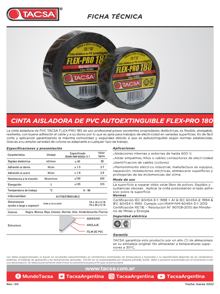 FICHA-TECNICA-FLEX-ESPANOL-RV00-0322 | PDF