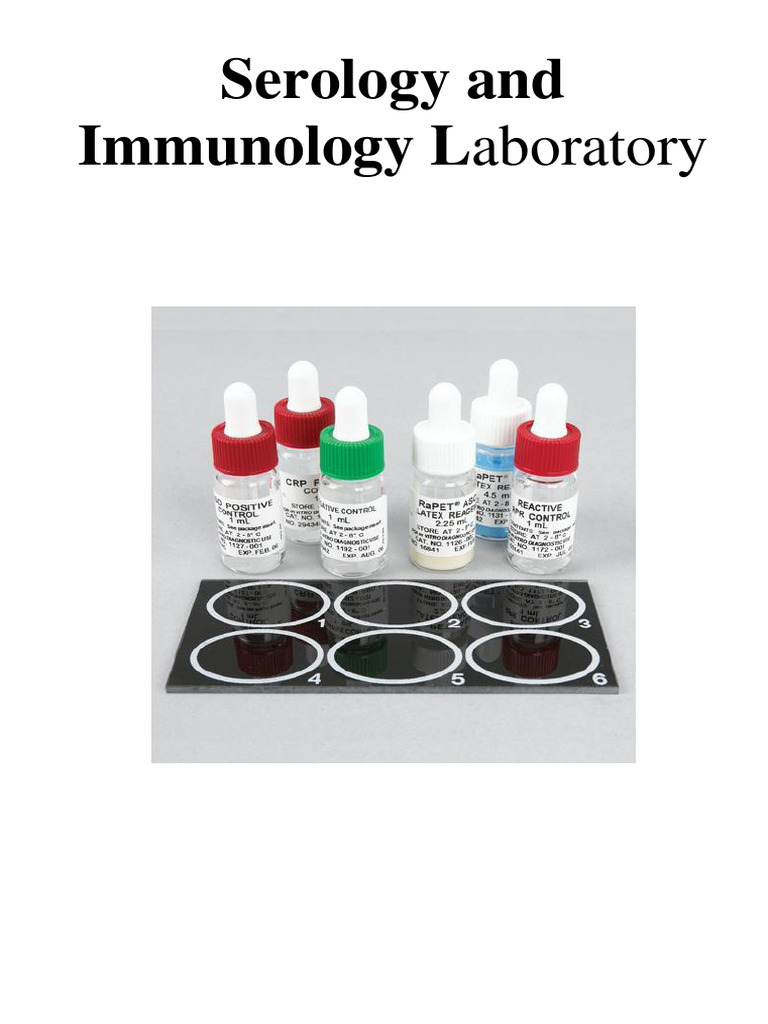 Serology and Immunology Lab Overview | PDF | Polymerase Chain Reaction ...