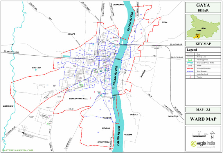 Ward Map Gaya | PDF