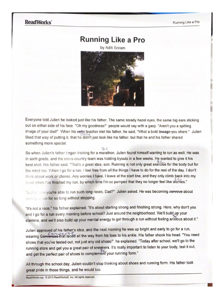 Running Like A Pro | PDF