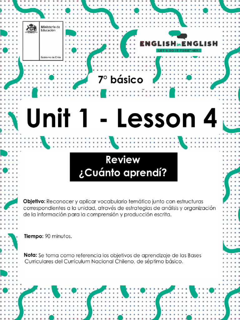 Ingles Unidad1 | PDF