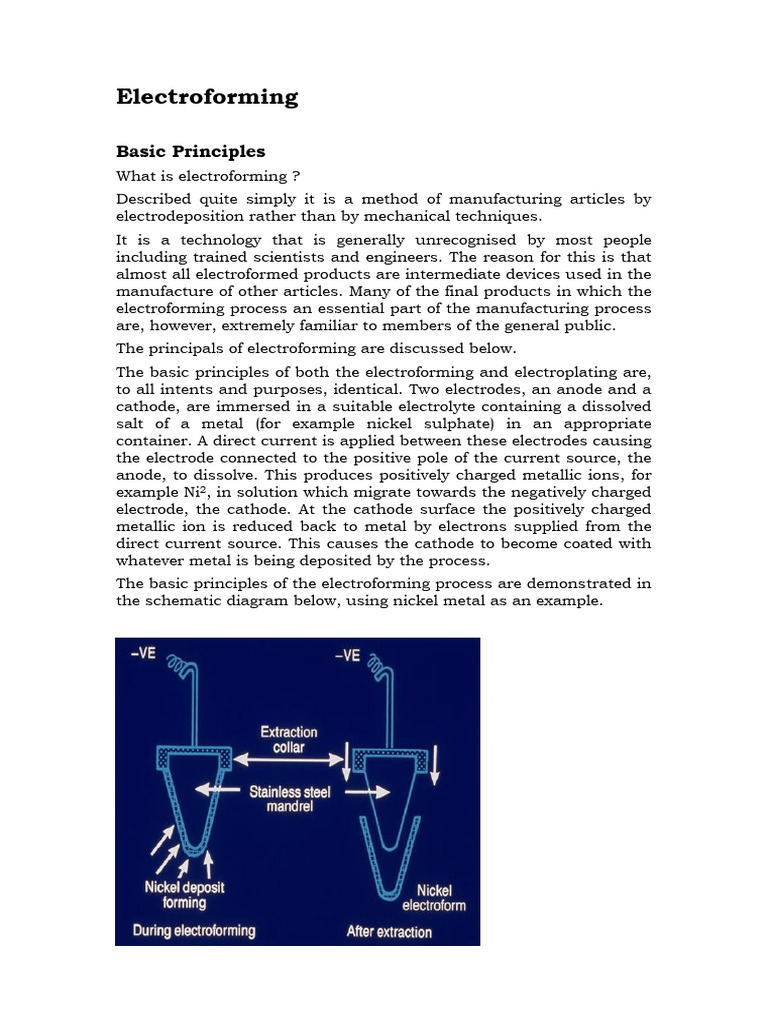 E Forming Section | PDF | Cathode | Anode