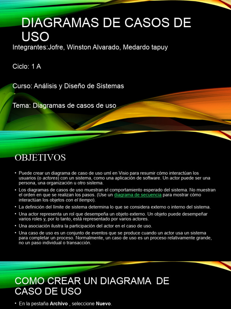 Diagramas de Casos de Uso | PDF | Caso de uso | Lenguaje de modelado ...