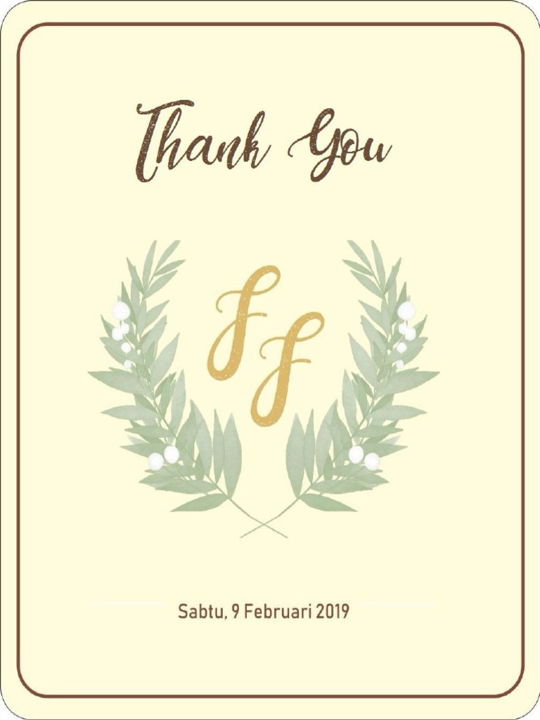 Thank You | PDF