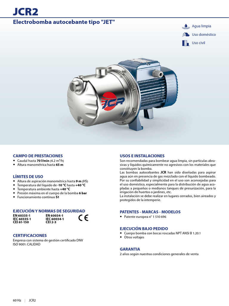 JCR2 ES 60Hz | PDF | Física Aplicada e Interdisciplinaria | Gases