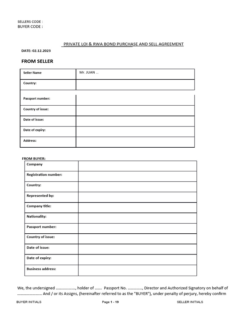 Private Bond Purchase Agreement | PDF | Invoice | Securities (Finance)