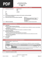 Agua Hoja de Seguridad | PDF | Agua | Solubilidad