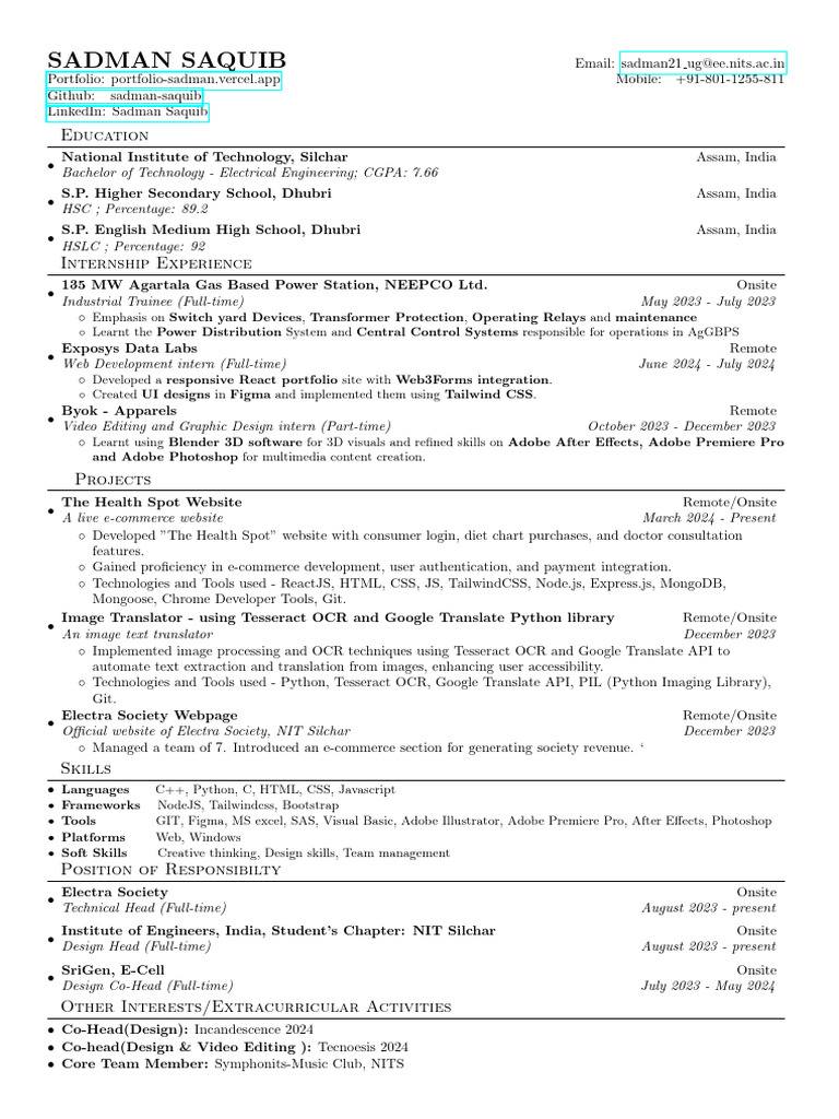 Sadman Saquib: Education | PDF | Mobile App | Computing