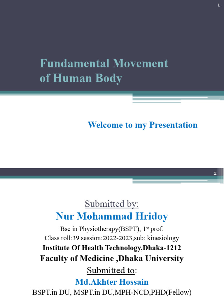 Body Movement ppt-2 | PDF | Anatomical Terms Of Motion | Musculoskeletal System