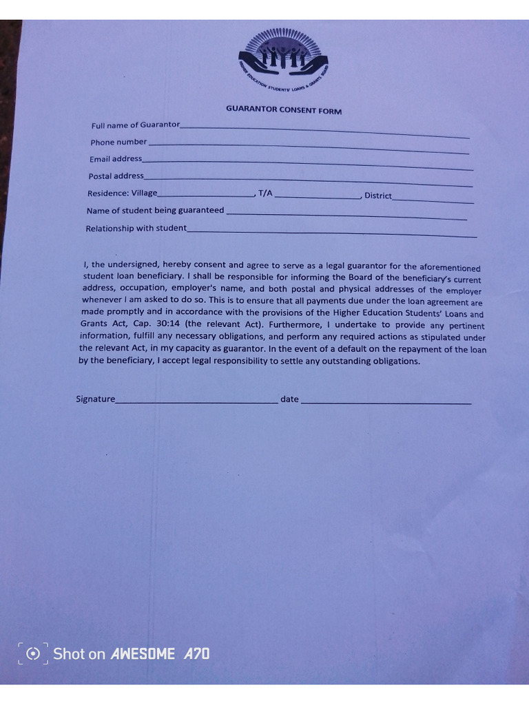 Guarantor Form | PDF